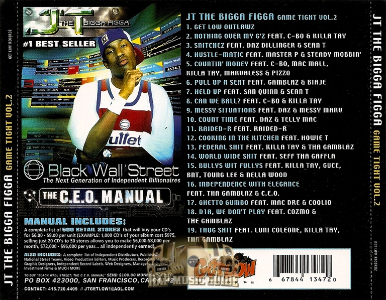 JT The Bigga Figga - Game Tight Vol. 2: The Collaboration Album: CD | Rap Music Guide